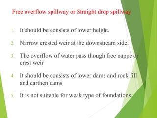 Types of spillways | PPT