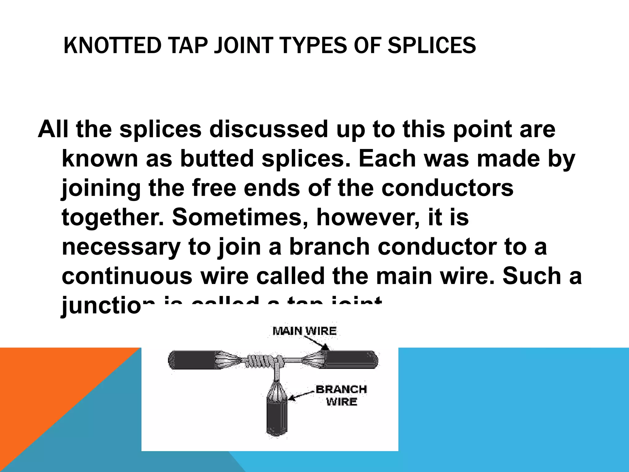 Types of splices | PPTX