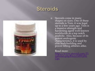 Types of sports enhancement drugs | PPT