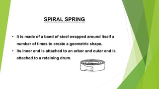 Typesofspringsitsapplicationandreasons 160410082634 | PPT