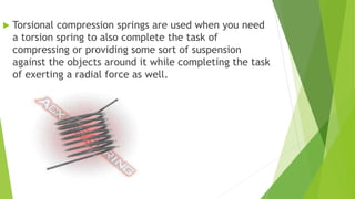 Typesofspringsitsapplicationandreasons 160410082634 | PPT