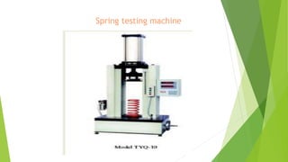 Types of springs, its application and reasons | PPTX