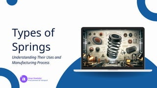 Springs Materials Uses and Manufacturing Process | PPT