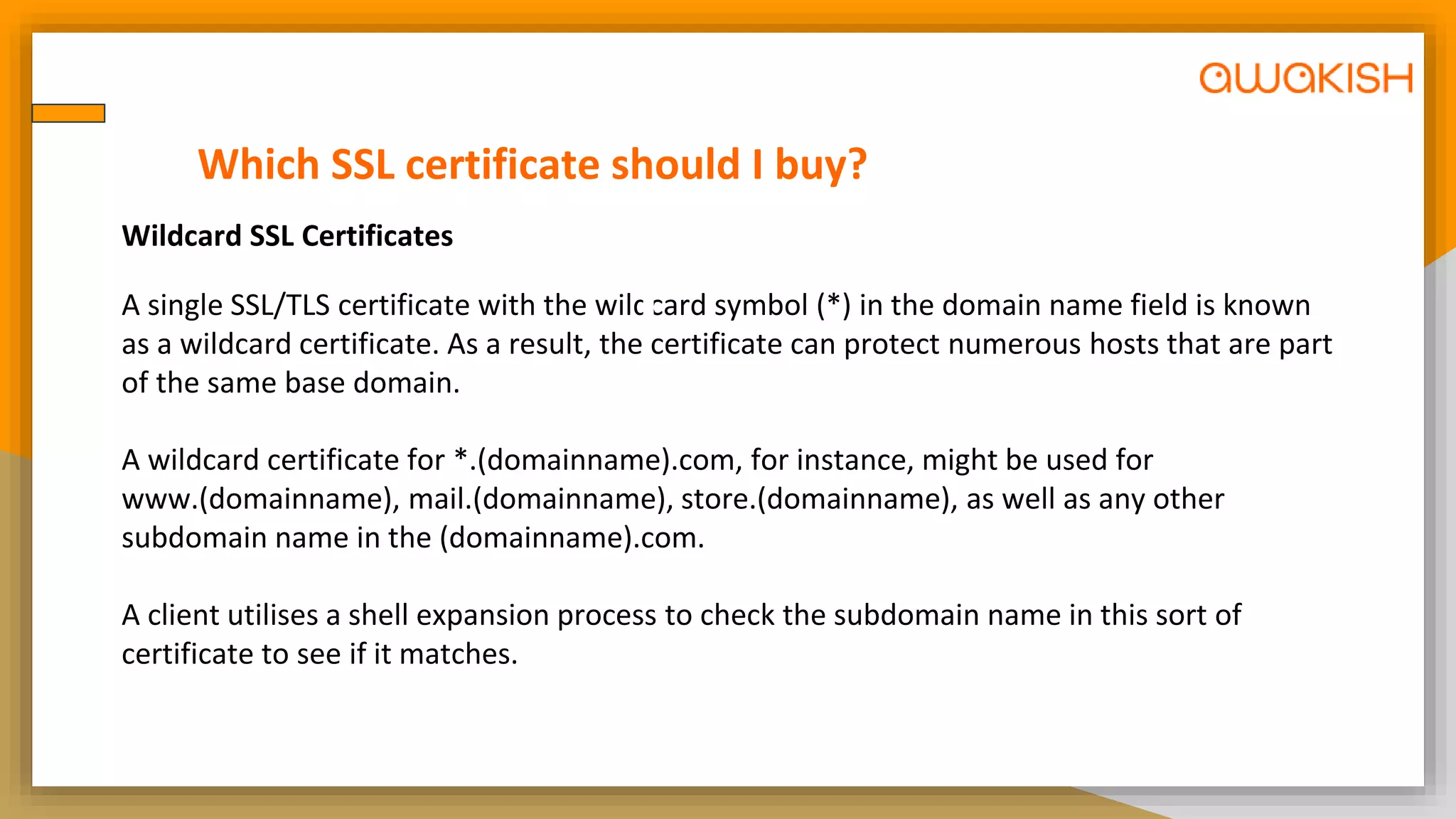 Types of SSL Certificates for Every Business Need | PPTX