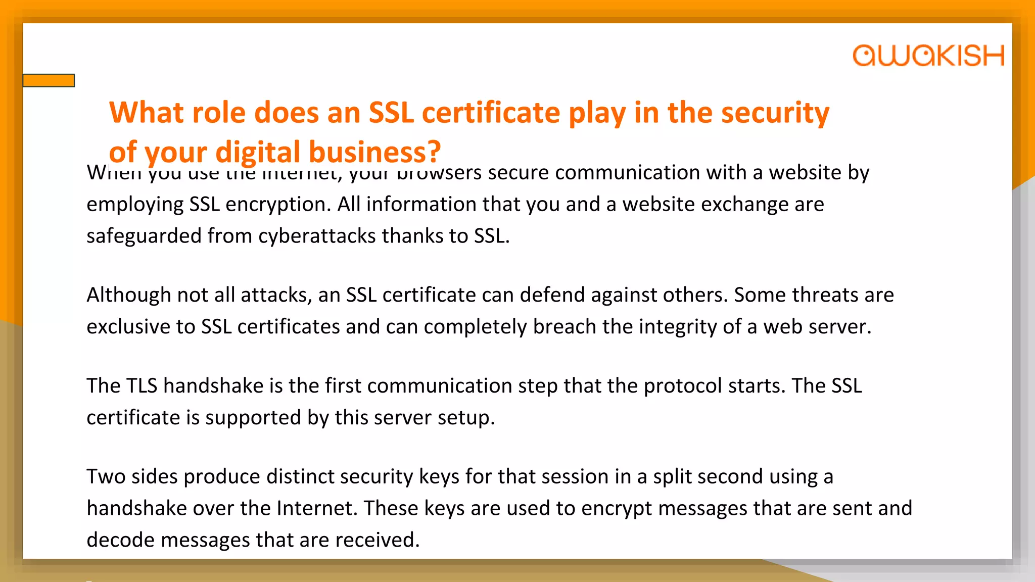 Types of SSL Certificates for Every Business Need | PPTX