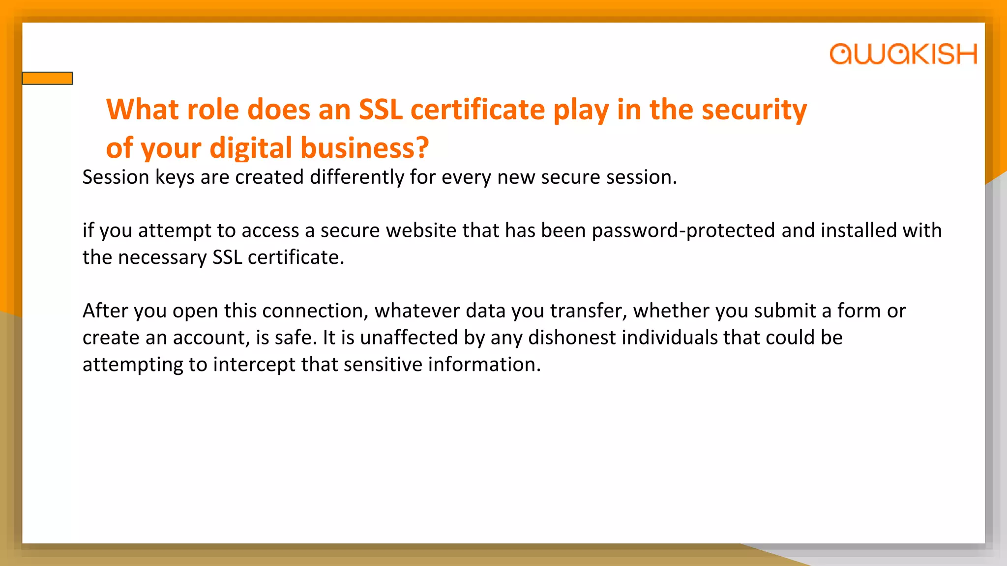 Types of SSL Certificates for Every Business Need | PPTX