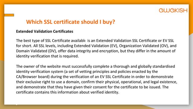 Types of SSL Certificates for Every Business Need | PPTX
