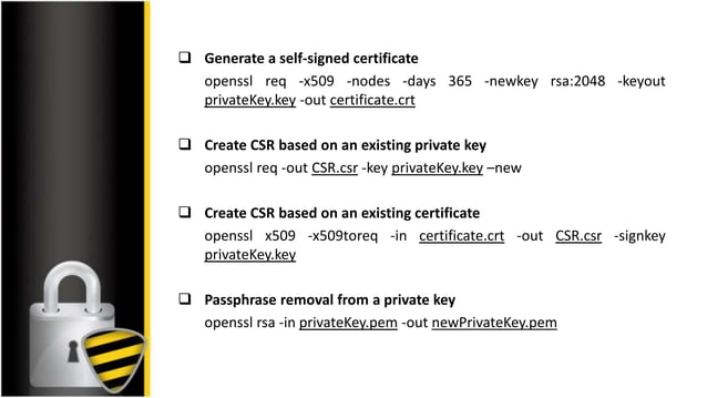 Types Of Ssl Commands And Keytool Ppt