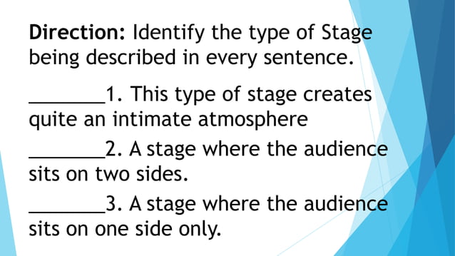 TYPES OF STAGE Power point Presentation. | PPTX