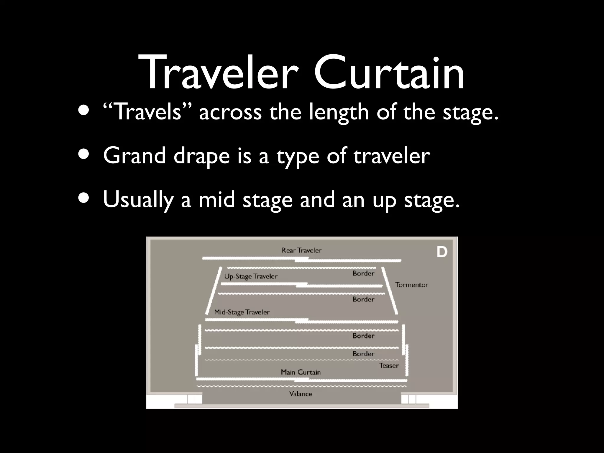 Types of stages and drapes - Theatre 1 | PPT