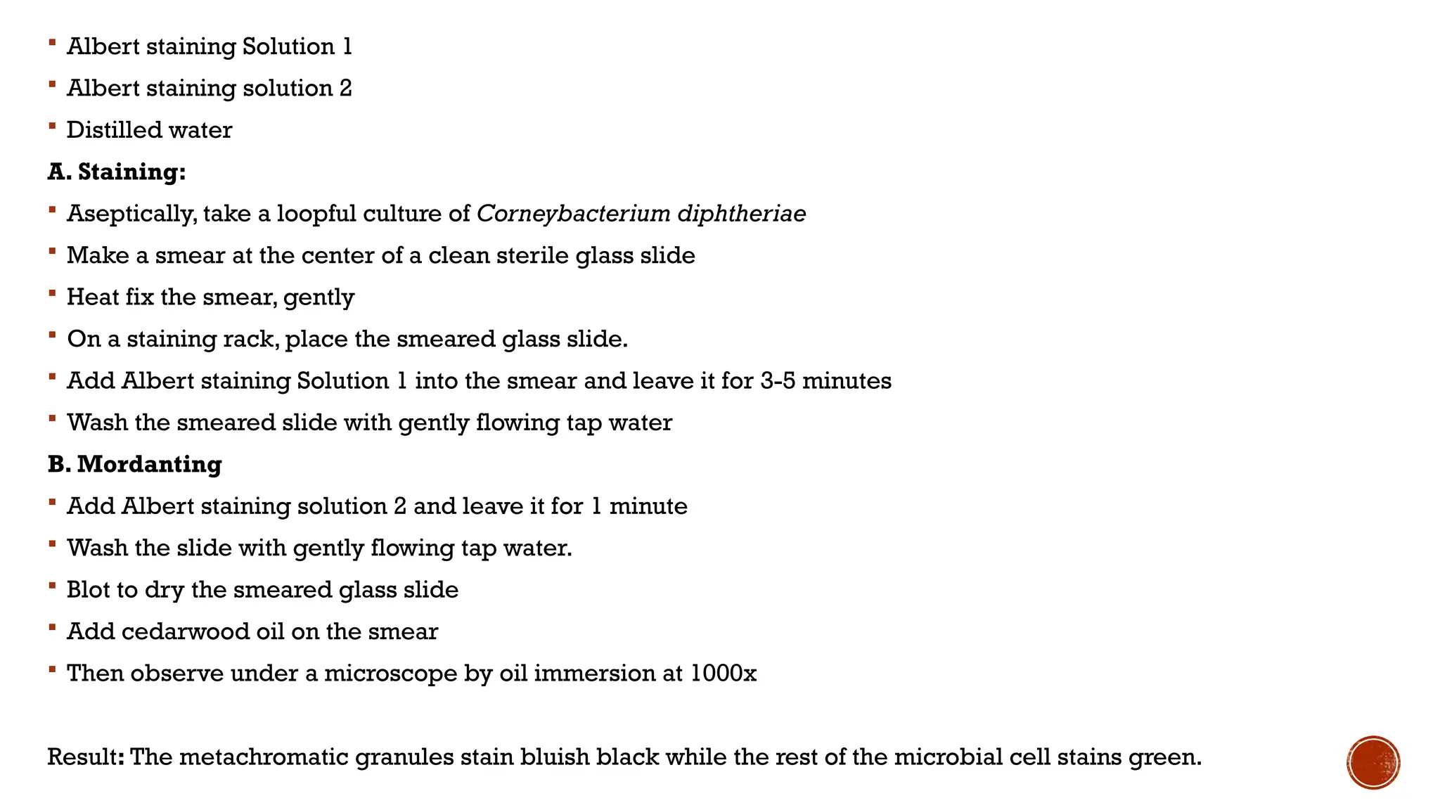 Types of staining- Principle and procedure | PPT