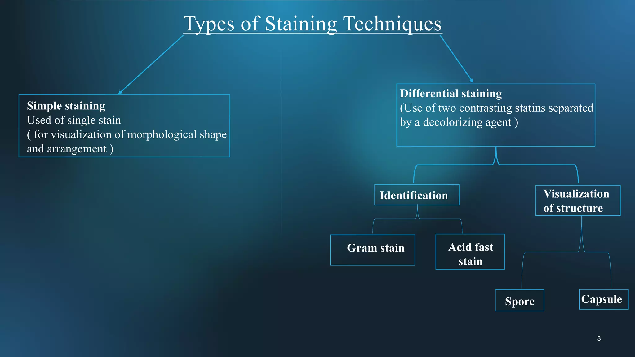Types of staining techniques | PPTX | Chemistry | Science