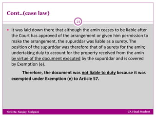 Types of stamps and some concepts of stamp duty | PPTX