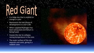 Types of stars | PPTX