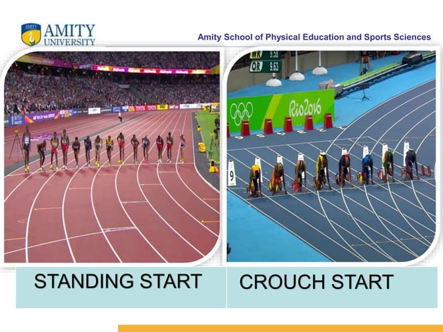 Types of start | PPTX | Track and Field | Sports