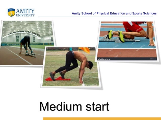 Types of start | PPTX | Track and Field | Sports