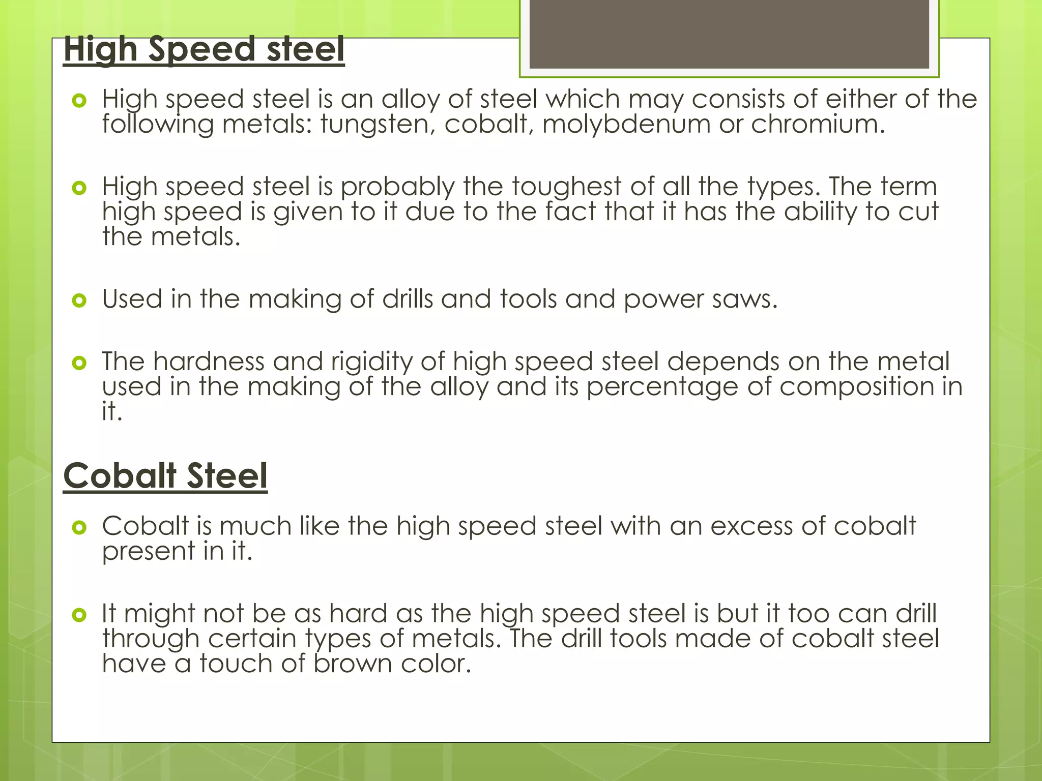 Types of steel | PDF