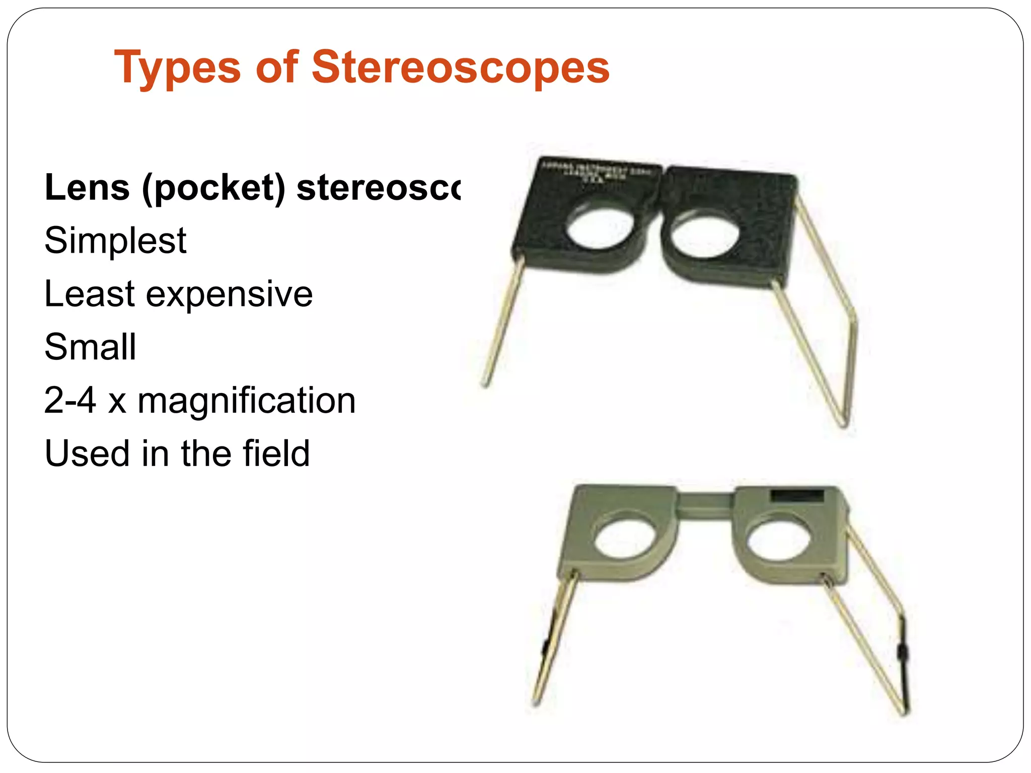 Types of stereoscope | PPTX