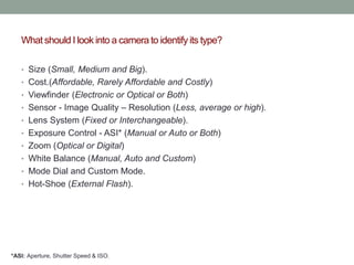 Photography cameras: The Ultimate Guide to choose the right camera for ...