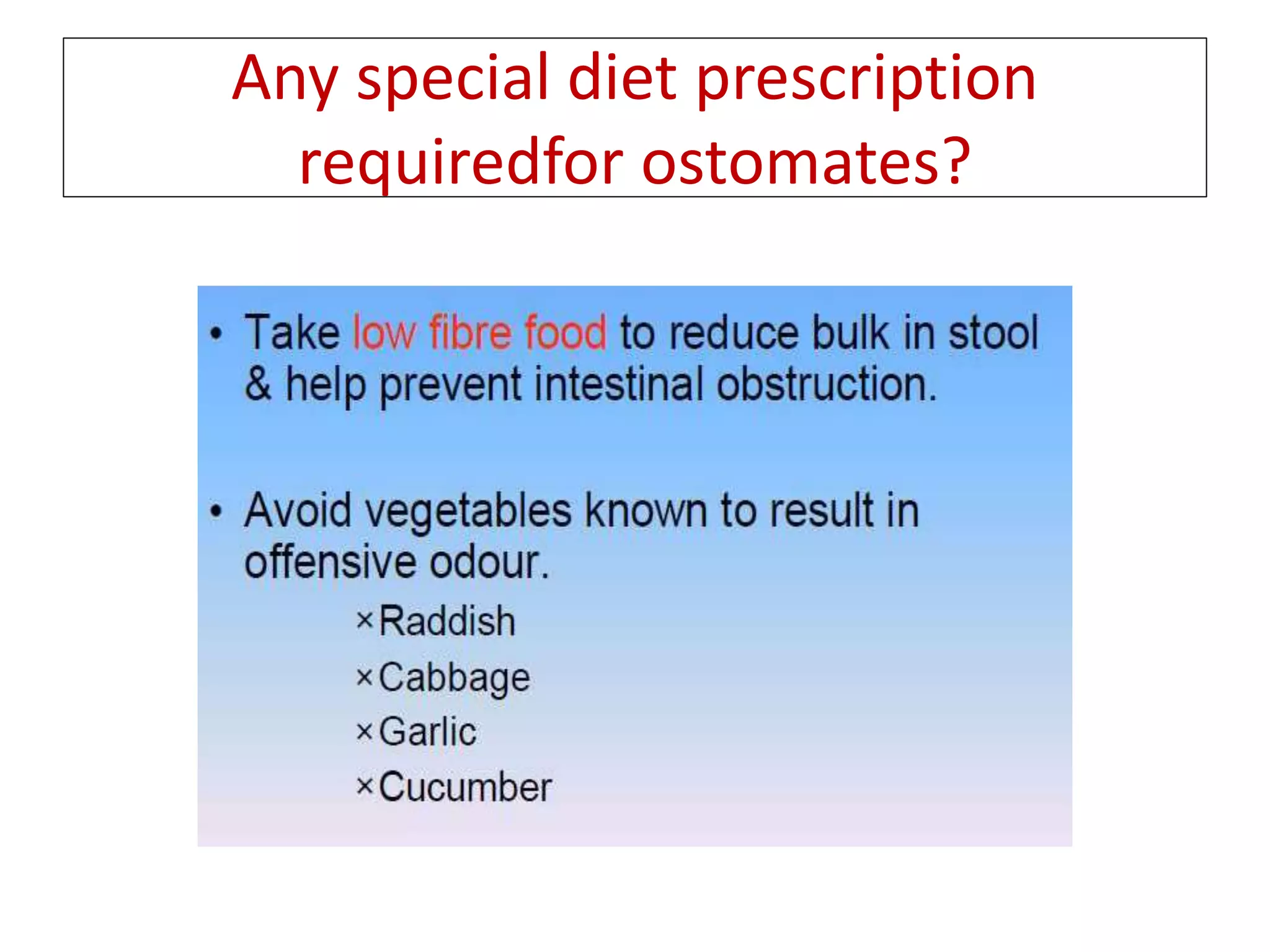 Types of intestinal stomas and management | PPTX