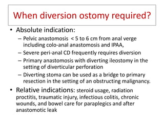 Types of intestinal stomas and management | PPTX