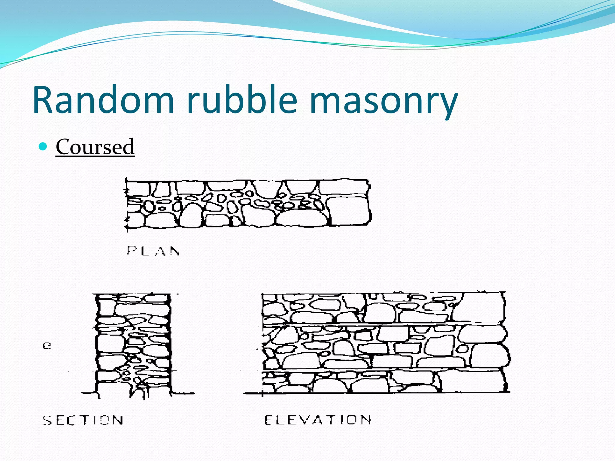 Types of stone masonry | PPTX