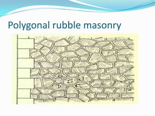 Types of stone masonry | PPTX