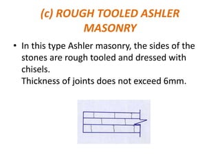 Types of stone masonry | PPTX
