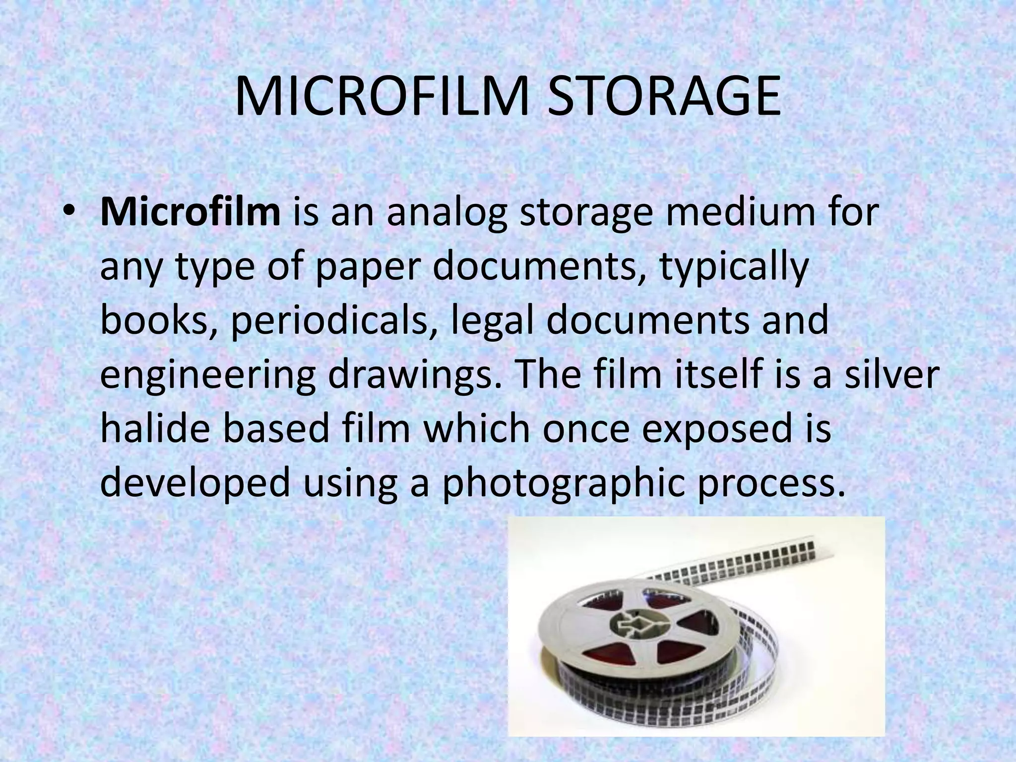 Types of storage | PPTX
