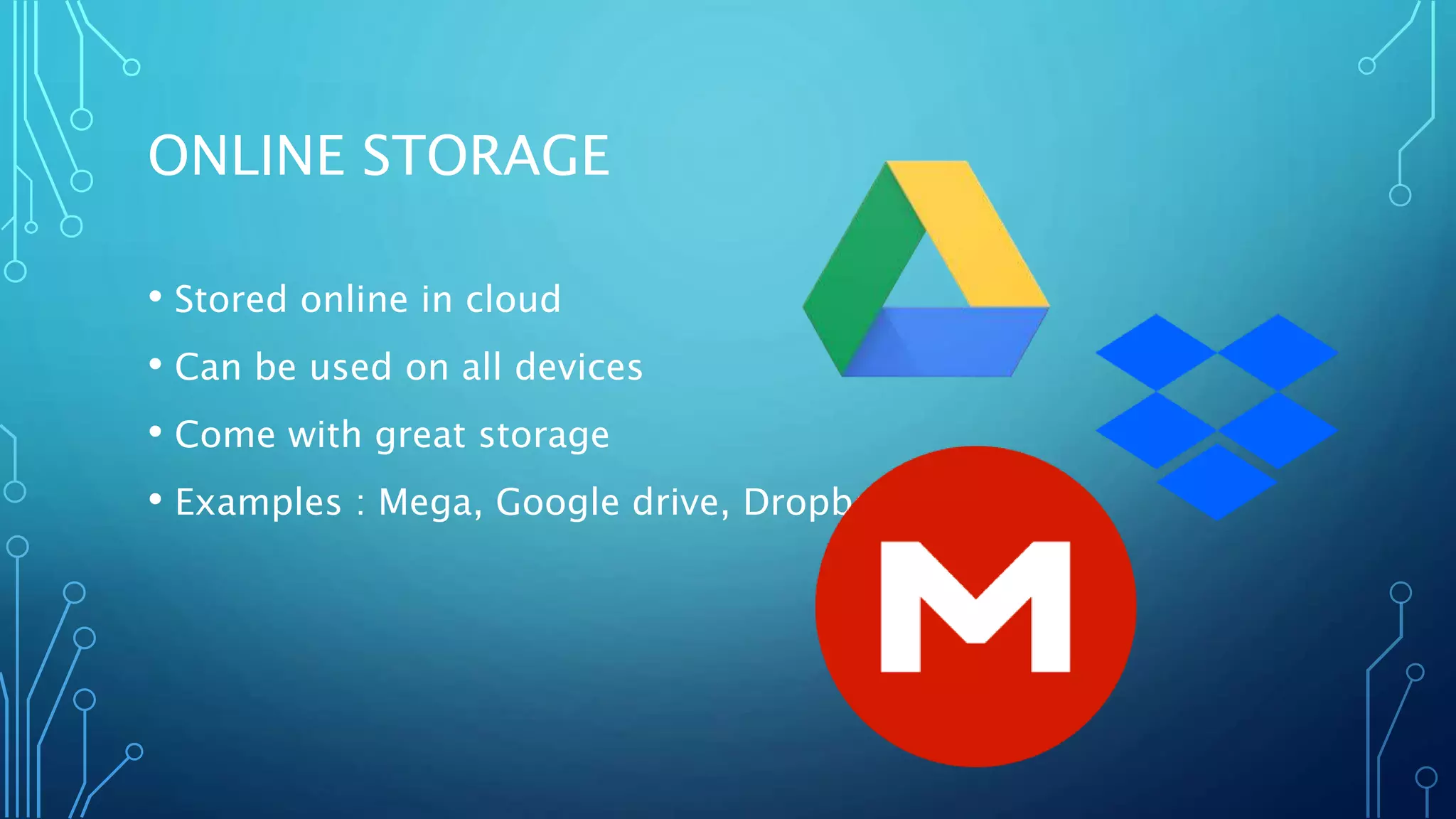 Types of storage | PPTX
