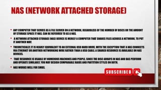 Types of Storage Devices in Network | PPTX