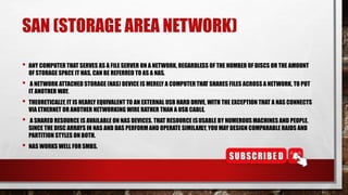 Types of Storage Devices in Network | PPTX