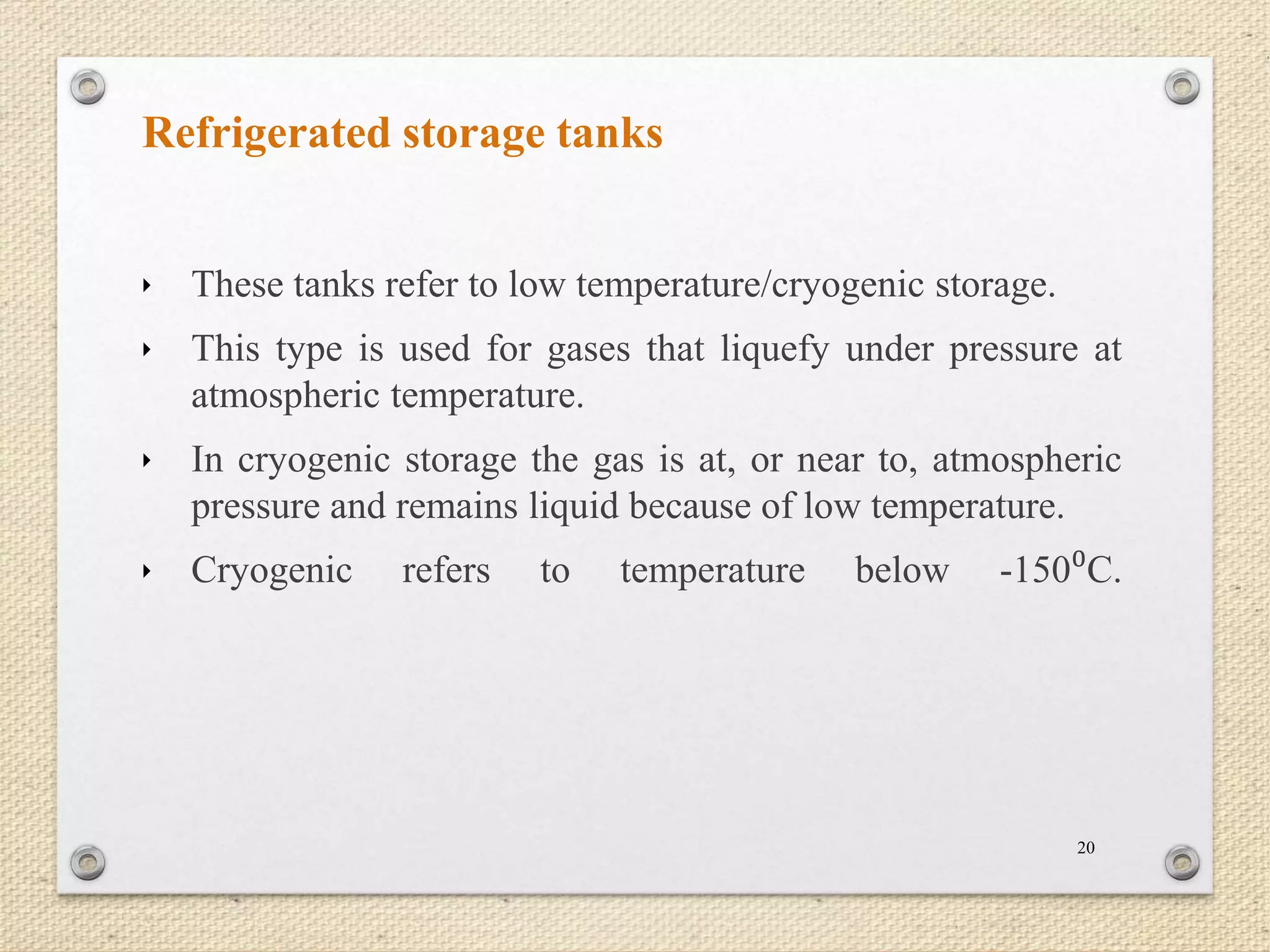 Types of storage tanks | PPTX
