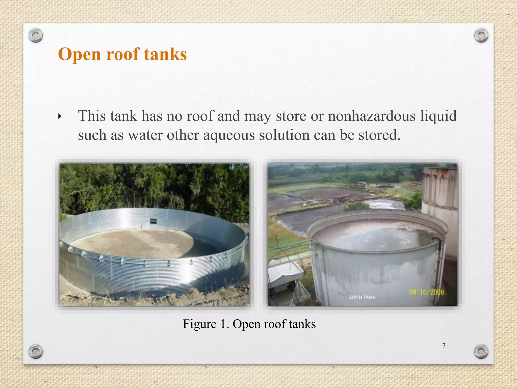 Types of storage tanks | PPTX