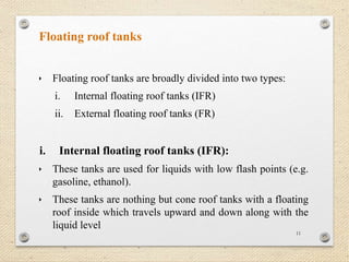 Types of storage tanks | PPTX
