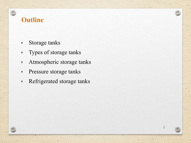 Types of storage tanks | PPTX | Chemistry | Science