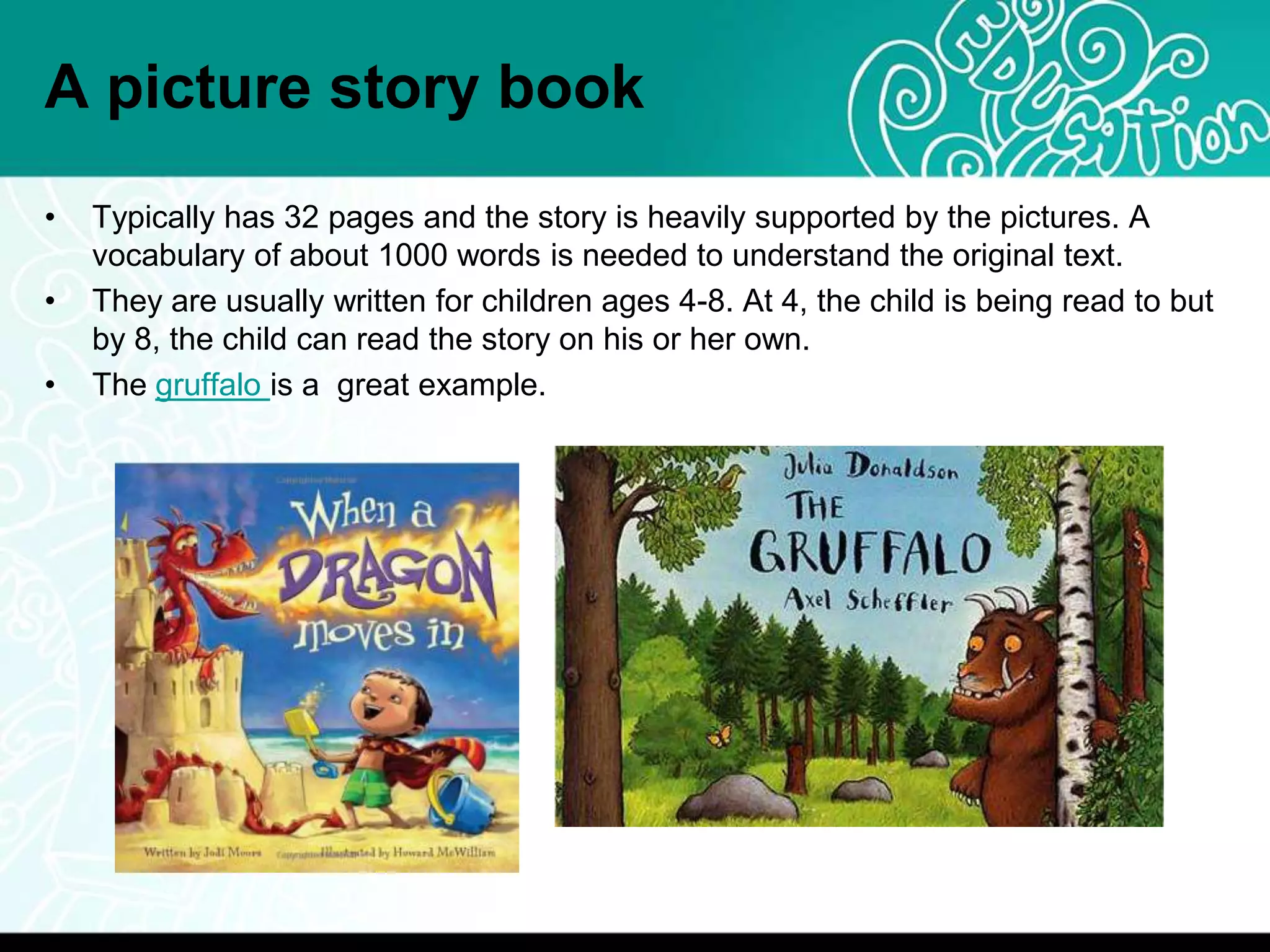 Types of stories for children | PPTX