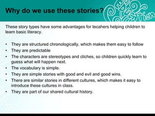 Types of stories for children | PPTX