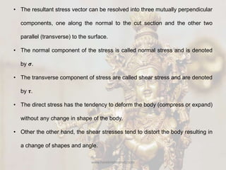 Types of Stresses | PPTX