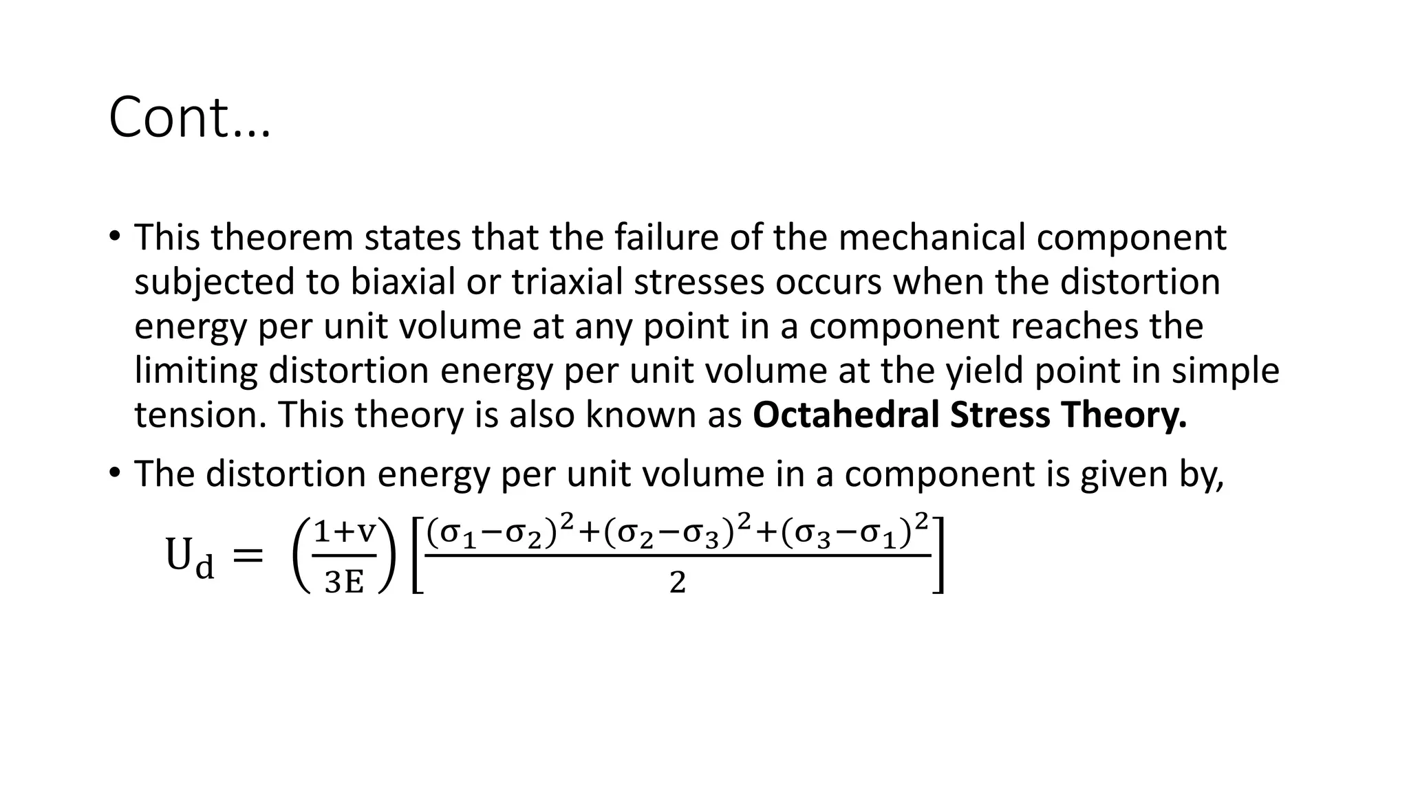 Types of stresses and theories of failure (machine design & industrial ...