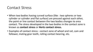 Types of stresses and theories of failure (machine design & industrial ...