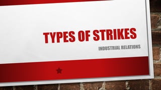 Types of strikes | PDF