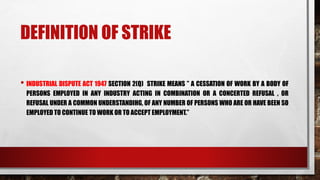 Types of strikes | PDF