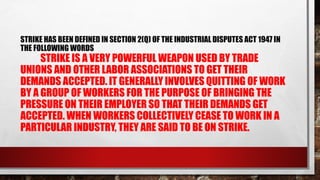 Types of strikes | PDF