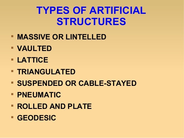 Types of structures