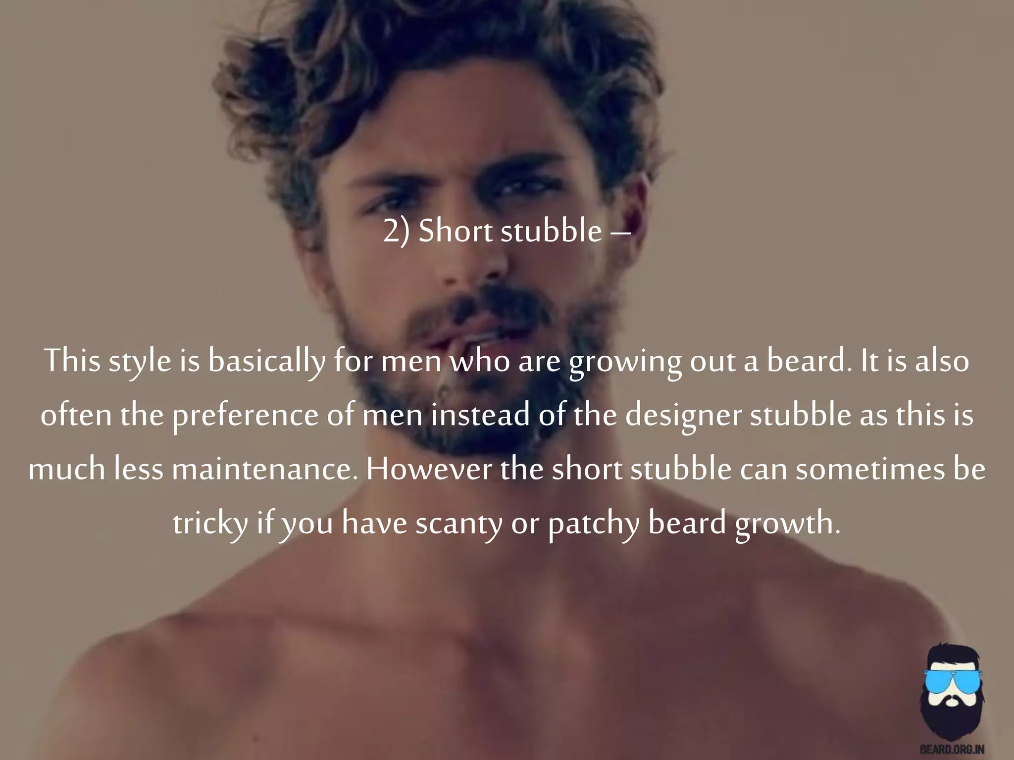 Types of Stubble Beard Styles | PPTX