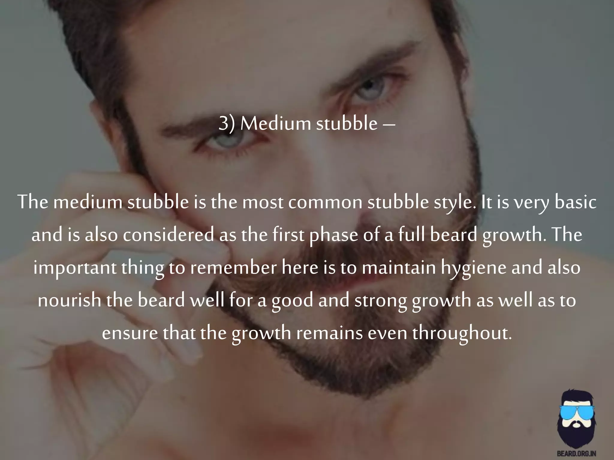 Types of Stubble Beard Styles | PPTX