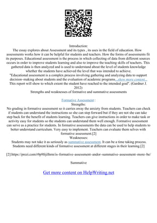 Types Of Students Essay | PDF