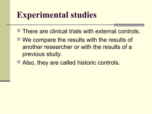 Types of studies | PPT