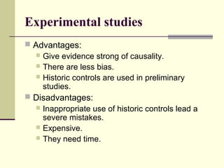 Types of studies | PPT